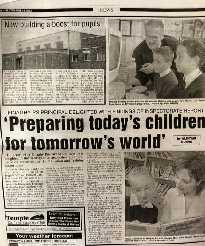 2004: Finaghy Campus - Finaghy Primary School